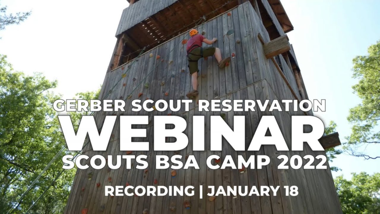 Gerber Scout Reservation Webinar (1/18/2022) - YouTube