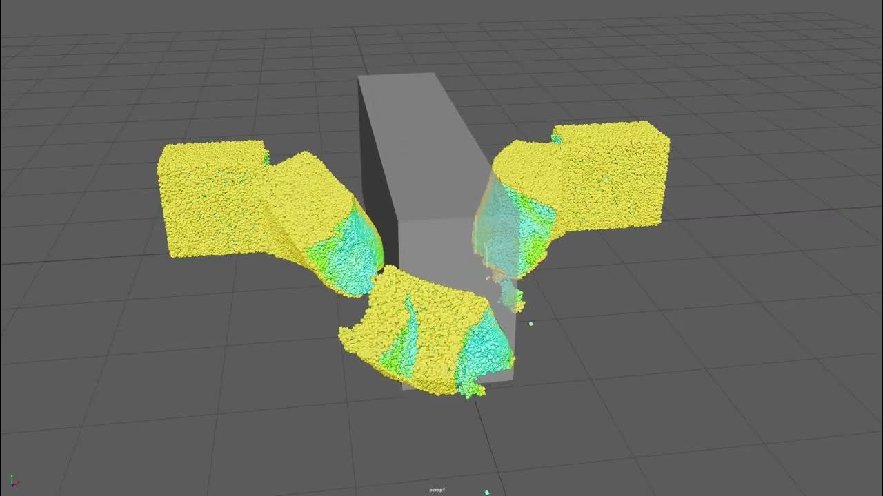 Bifrost FX SIM: ductile fragmentation experiments for elastic objects - YouTube