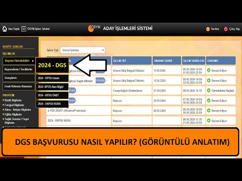 2024 DGS BAŞVURUSU NASIL YAPILIR? (GÖRÜNTÜLÜ ANLATIM) DİKEY GEÇİŞ SINAVI NEDİR?
