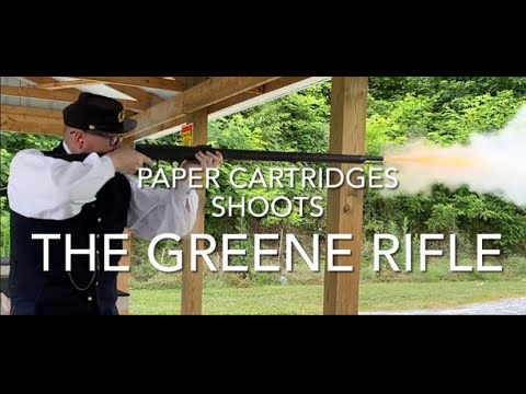 A Civil War Bolt Action! Paper Cartridges Shoots the Greene Rifle - YouTube