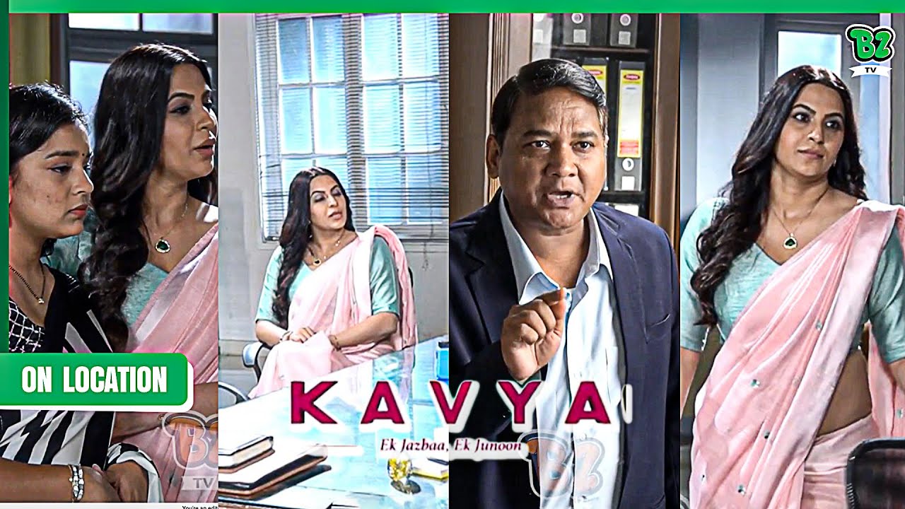 Secretary ने लगाया Kavya को डॉट | Kavya | On location | Sony Tv - YouTube