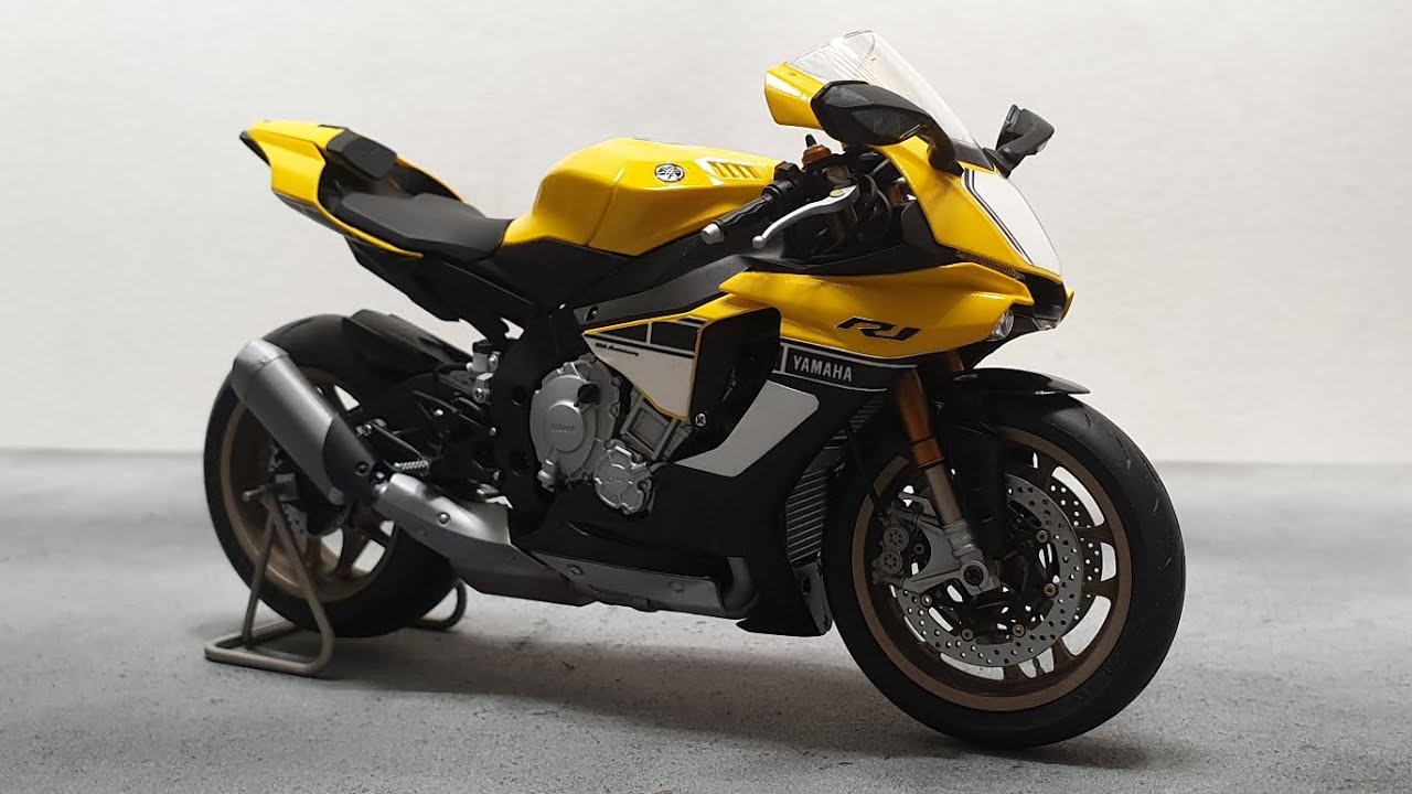 YAMAHA R1 60th Anniversary Edition 1/12 Tamiya Modelkit Finished Model ...