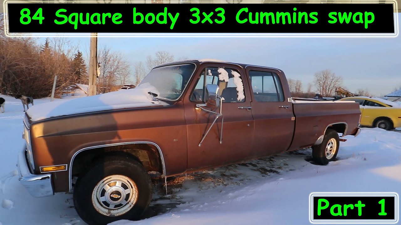 Chassis swapping a 84 Chevy 3x3 to a Second Gen Dodge Cummins 4x4 ...