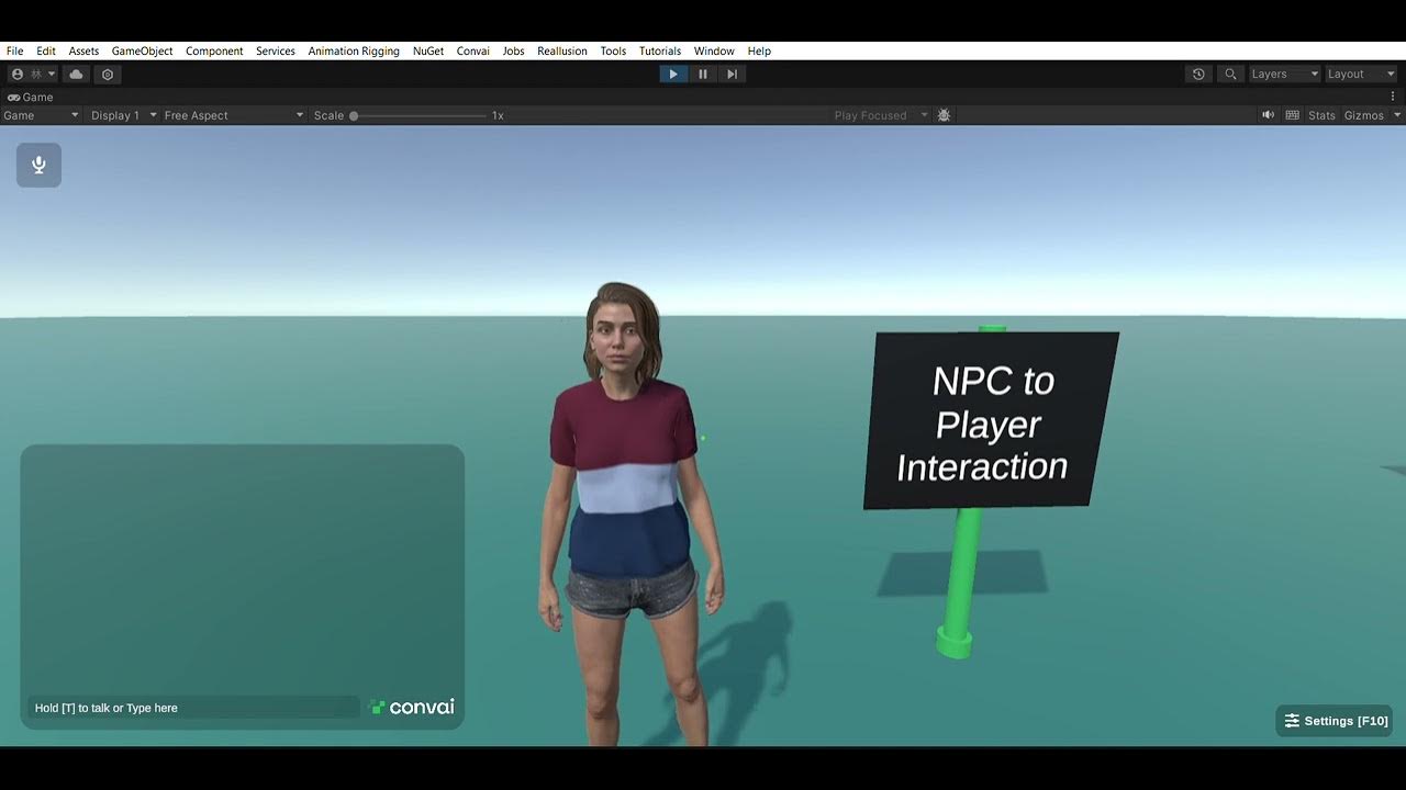 OpenAI Unity Convai Demo All Features Windows, Mac, Linux Unity 2022 3 ...
