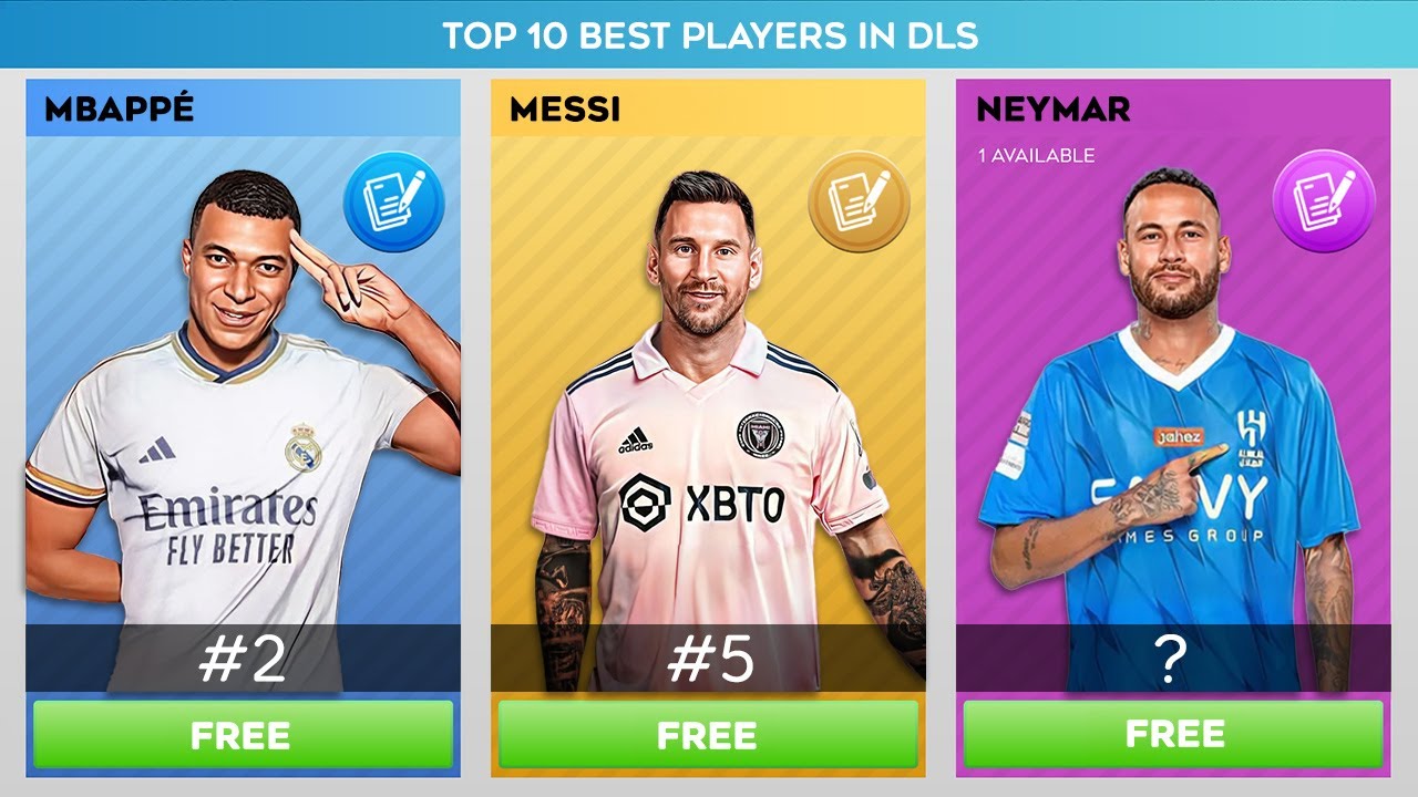 TOP 10 BEST PLAYERS IN DLS | DREAM LEAGUE SOCCER R2G [Ep 2] - YouTube
