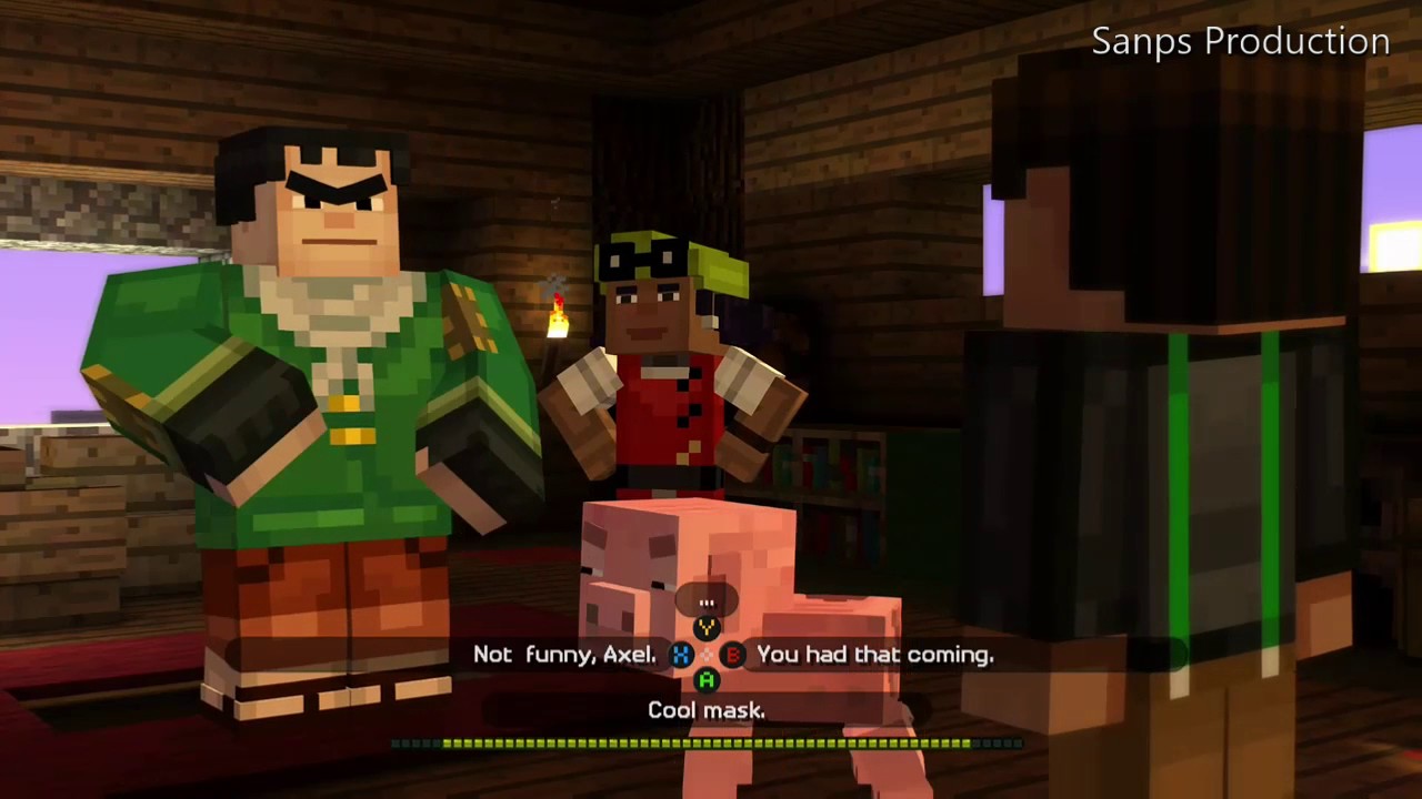 Minecraft story mode remastered edition part 1 - YouTube