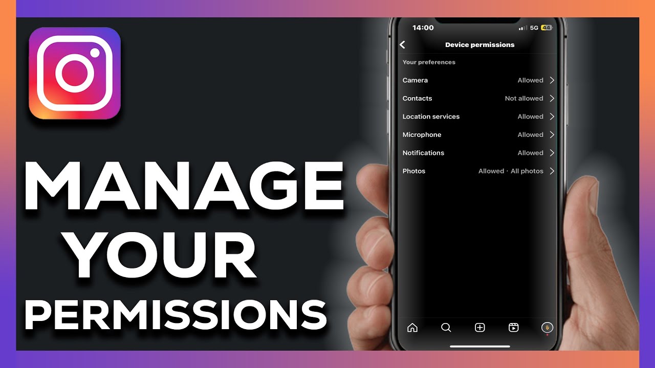 How To Manage Your Permissions On Instagram - YouTube