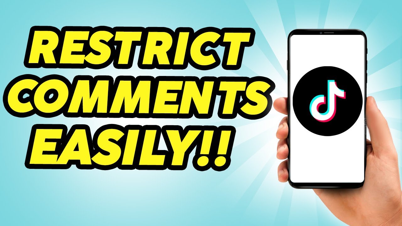 How to Restrict Comments on TikTok Posts - 2025 - YouTube