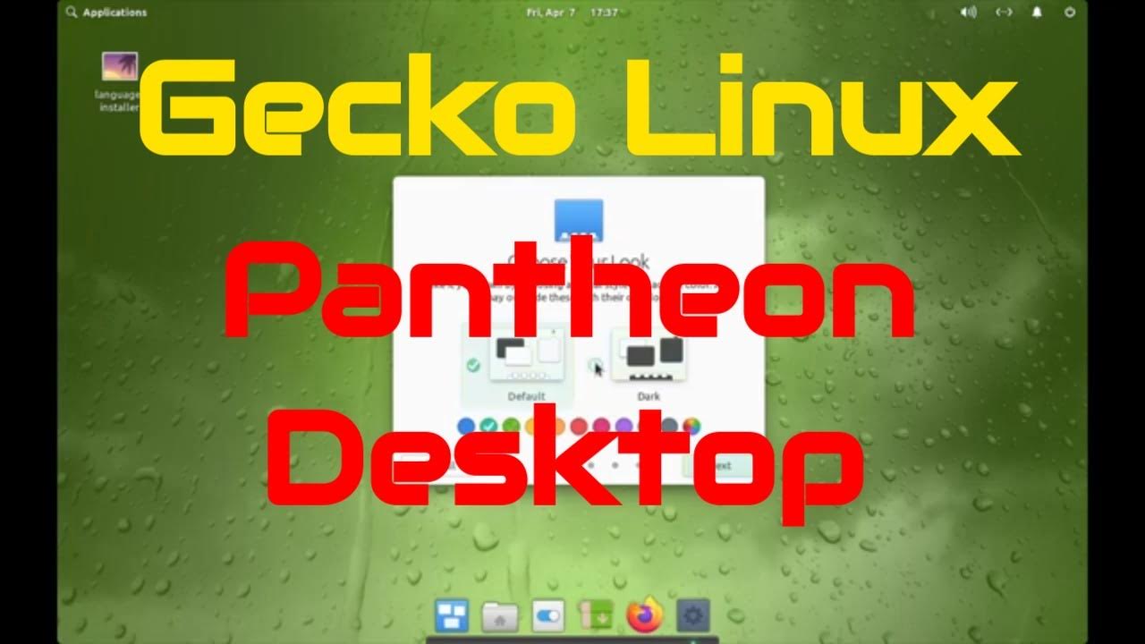 Gecko Linux - Pantheon Desktop - YouTube
