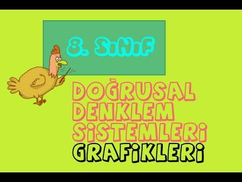 Doğrusal Denklem Sistemleri Grafikleri - 8. Sınıf