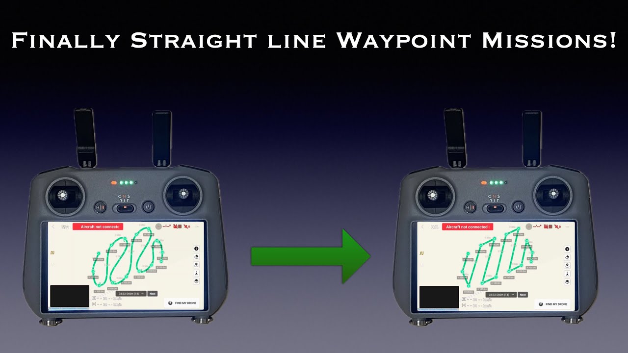 Straight-Line Precision: Step-by-Step Waypoint Mission Setup (DJI Air 3 ...