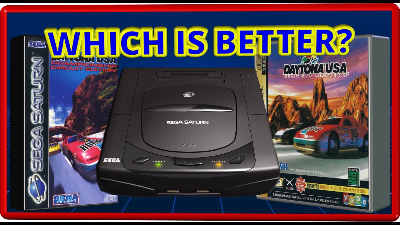 SEGA SATURN Daytona USA Championships Edition VS Netlink Edition - YouTube