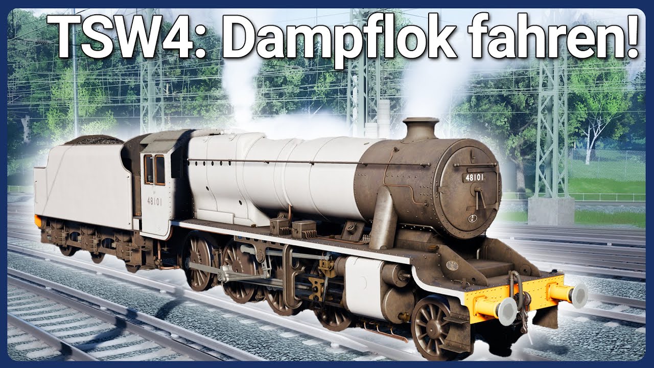 TSW4 🚂 1 STUNDE GAMEPLAY: Dampflok und Rangieren | Train Sim World 4 ...