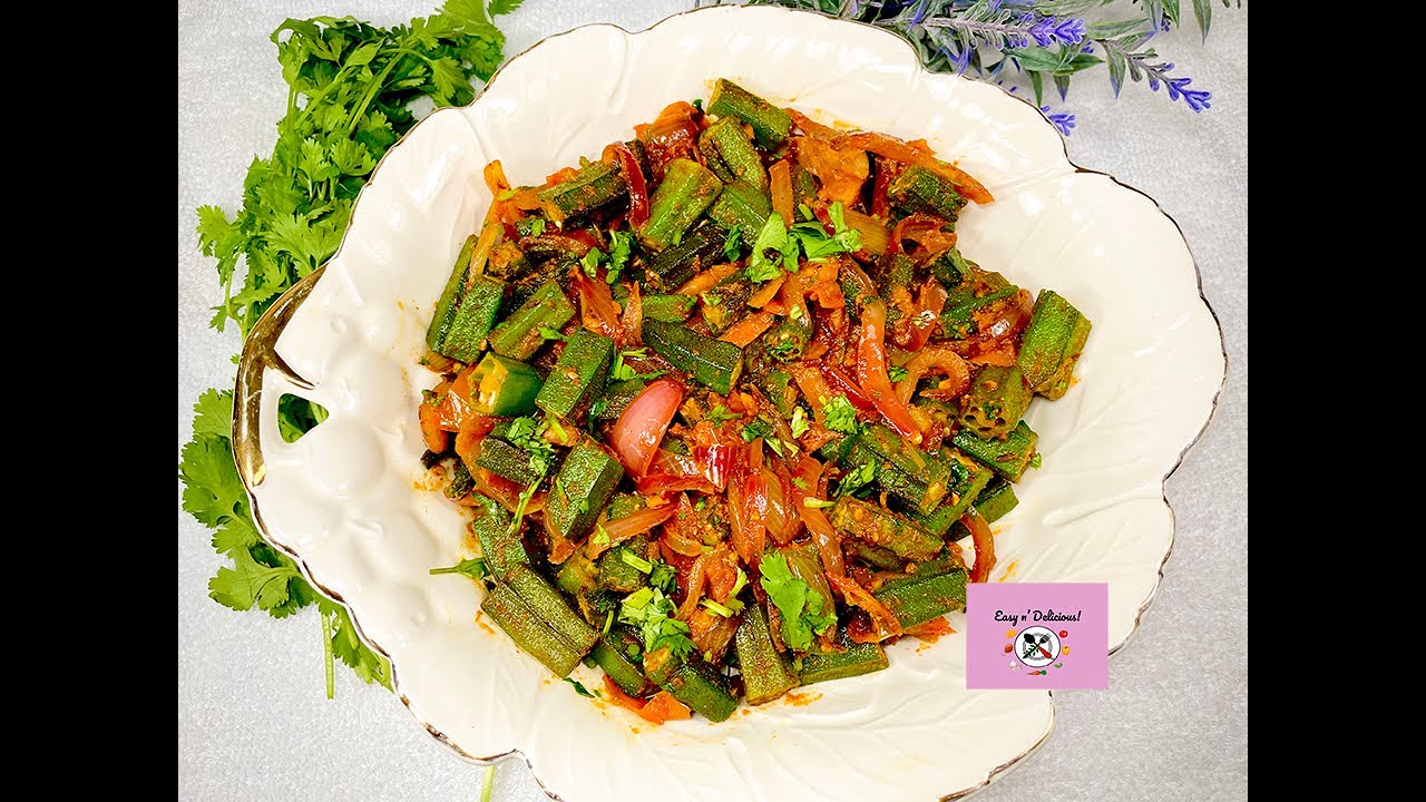 Masala Bhendi Dry | Quick And Easy Bhendi Masala | Bhendi Masala | Okra ...