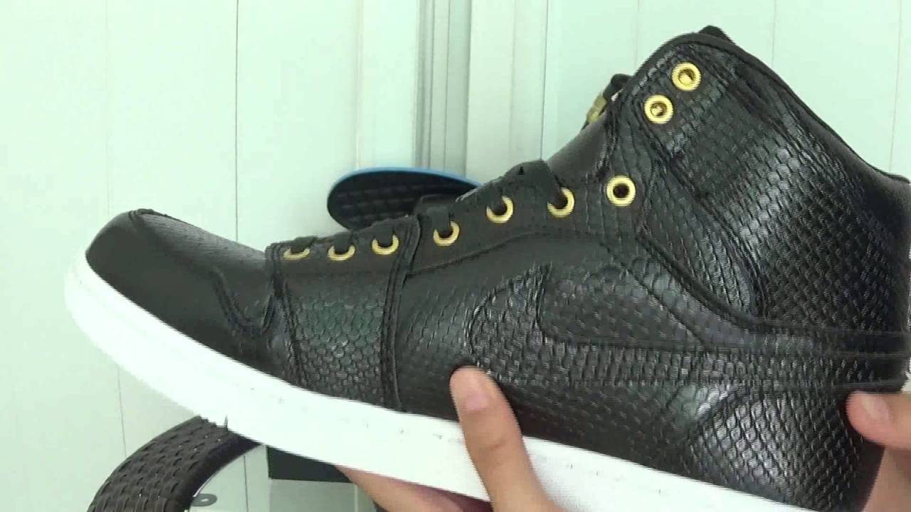 Jordan 1s pinnacle black from kicksworld - YouTube