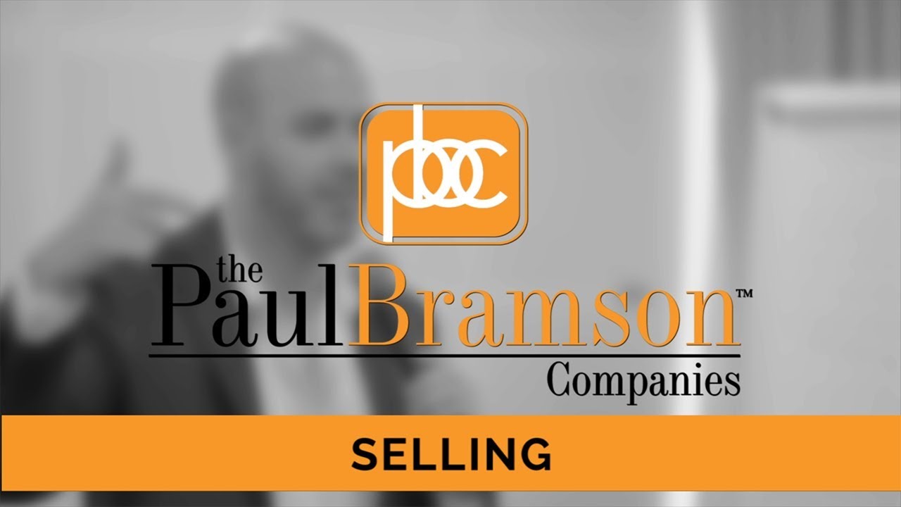 The Paul Bramson Companies: Selling - YouTube