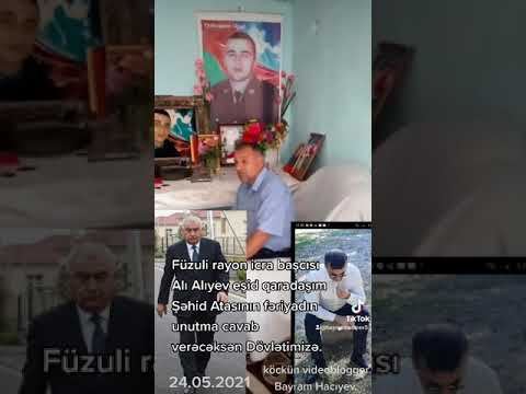 #Füzuli ray #ŞƏHİD ATASI FƏRİYAD edir- #AlıAlıyevə sual 68 min manat hanı? #ArdıVar 1