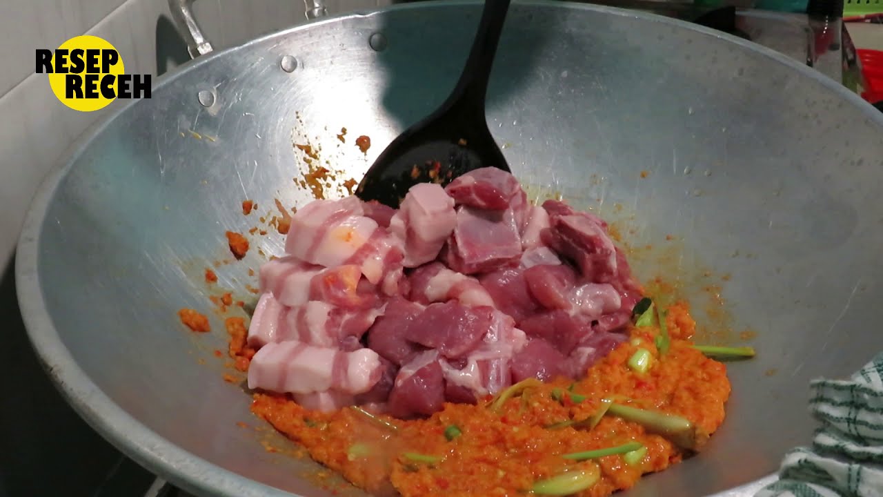 RESEP BABI RICA RICA PEDAS - YouTube