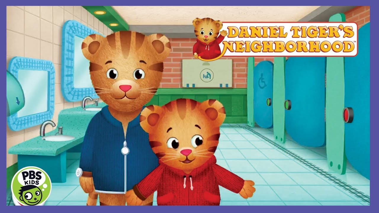 New Games Bathroom | ⭐Daniel Tiger's Neighborhood - Train Station ...