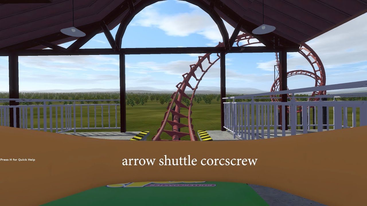 Arrow shuttle corkscrew - YouTube