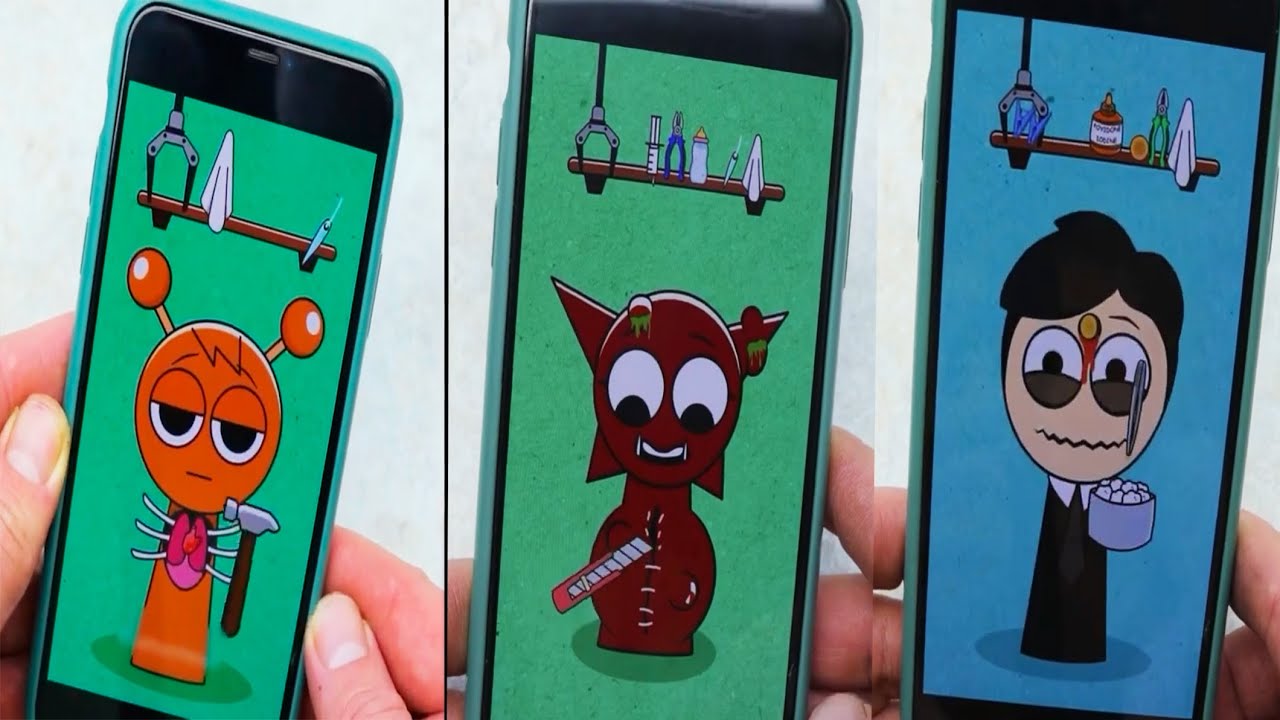 Compilation Sprunki Phase 4 in real life #sprunki #incredibox - YouTube