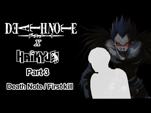 Death note/First kill | Death Note | Ep 3 | Haikyuu texts - YouTube