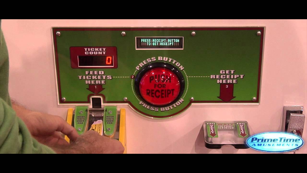 Ticket Station - Arcade Redemption Machine - PrimeTime Amusements - YouTube