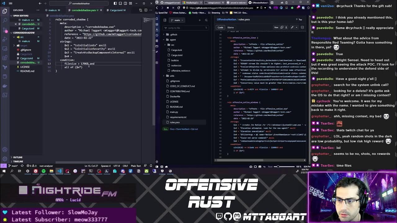 Offensive Rust | Deleting Volume Shadow Copies - YouTube
