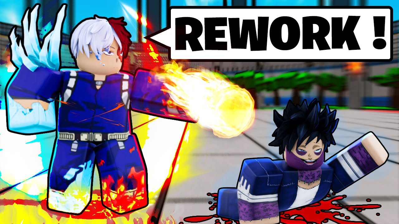 the *NEW* Todoroki REWORK is AMAZING (Heroes Battlegrounds Roblox ...