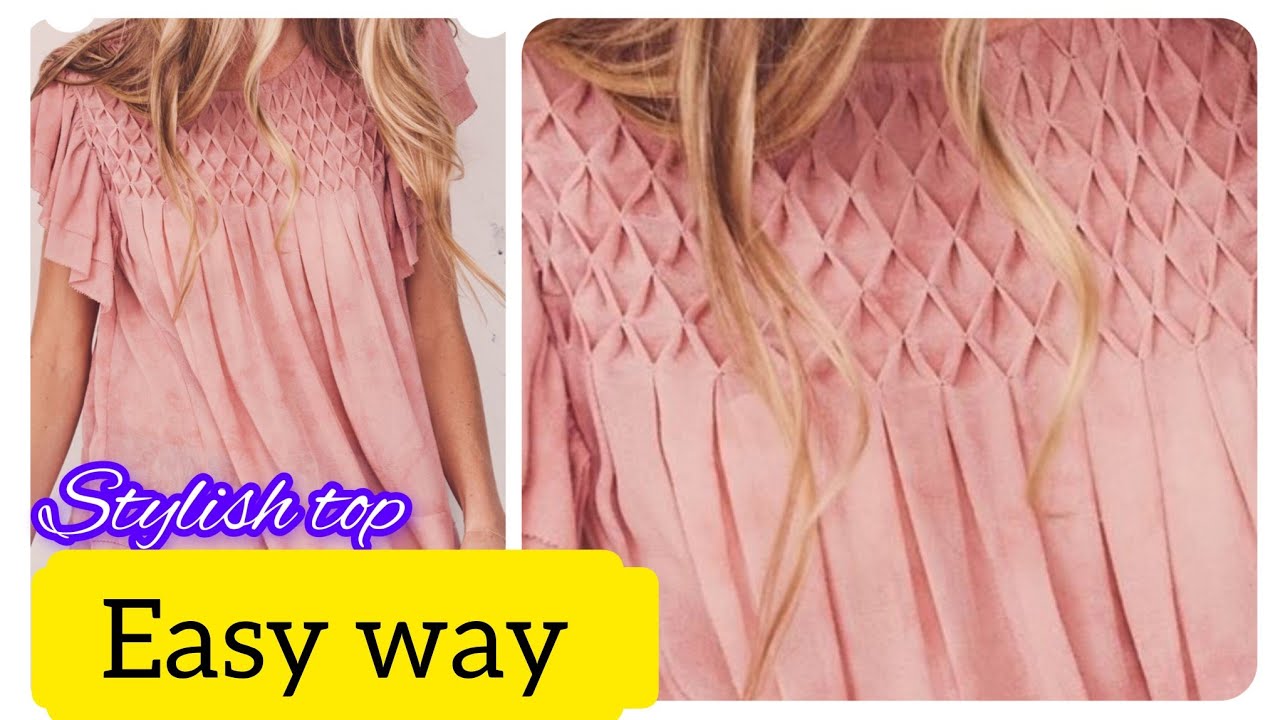 stylish top design cutting and stitching - YouTube