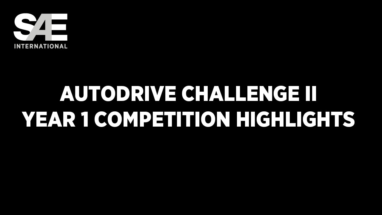 Autodrive Challenge II: Year 1 Competition Highlights - YouTube