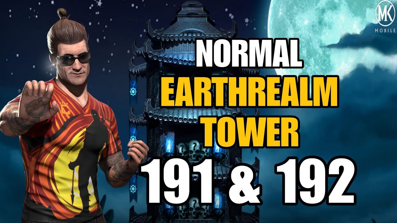 Earthrealm 191 & 192 | Normal Tower Fights | Mk Mobile - YouTube