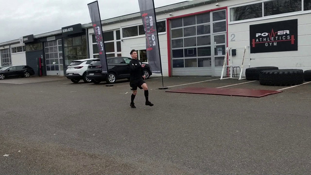 Straight Leg Run - Richtige Technik und Ausführung - YouTube
