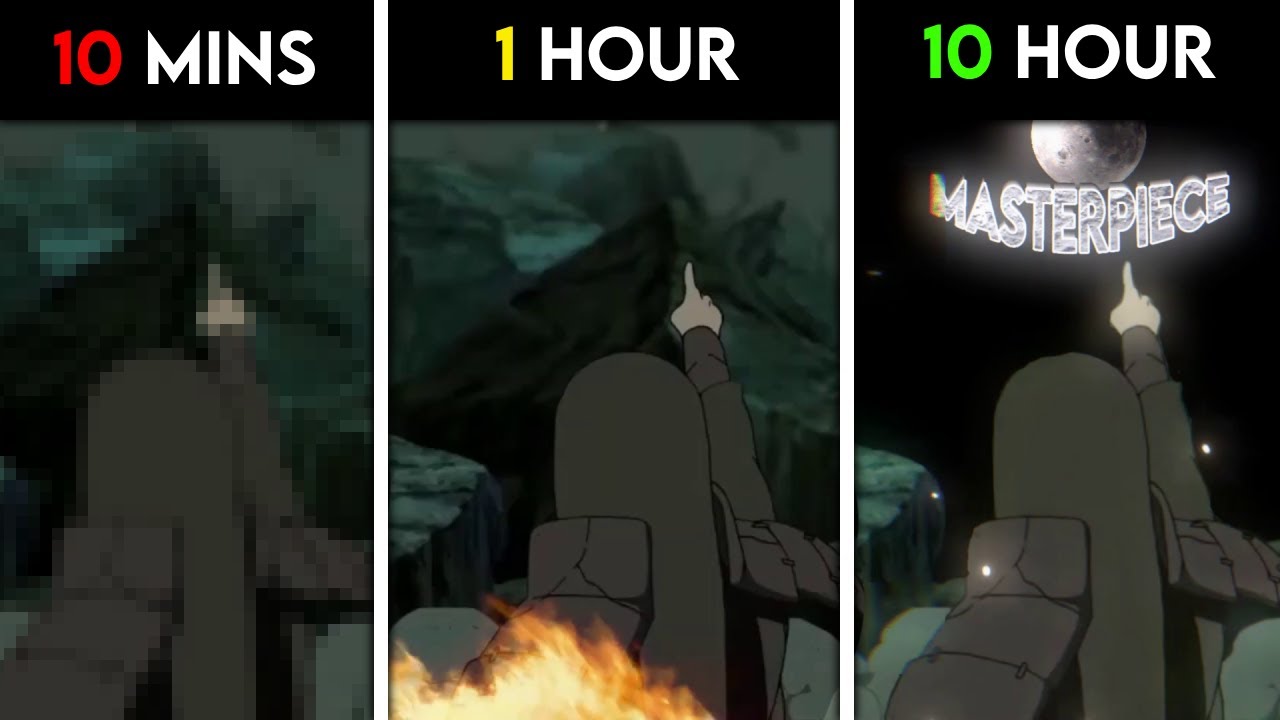 Editing Challenge - 10 Minutes vs 1 Hour vs 10 Hours! - YouTube