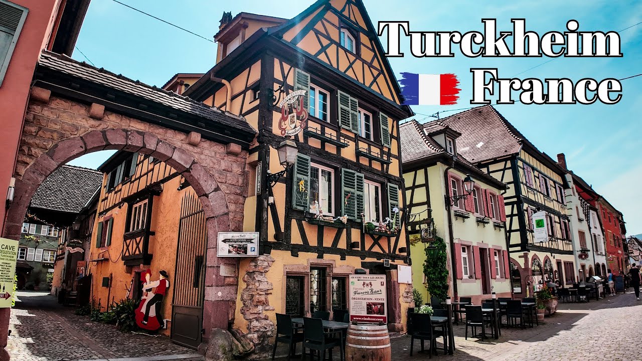 🇫🇷 Turckheim, France -Walking Tour through a Charming Village in the ...