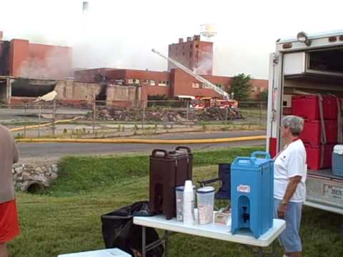 Emge Packing Plant Fire - Ft. Branch, IN - YouTube