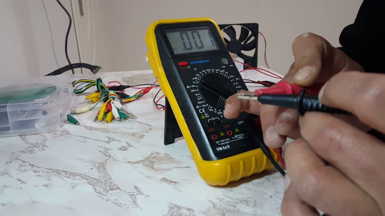Avometre (multimetre) nasıl kullanılır - YouTube