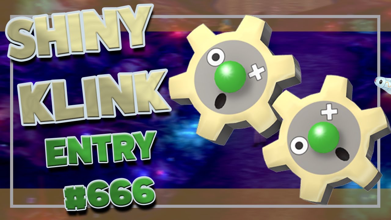 Both phases for Shiny Klink via BW2 RE! Shiny Living Dex #666! - YouTube