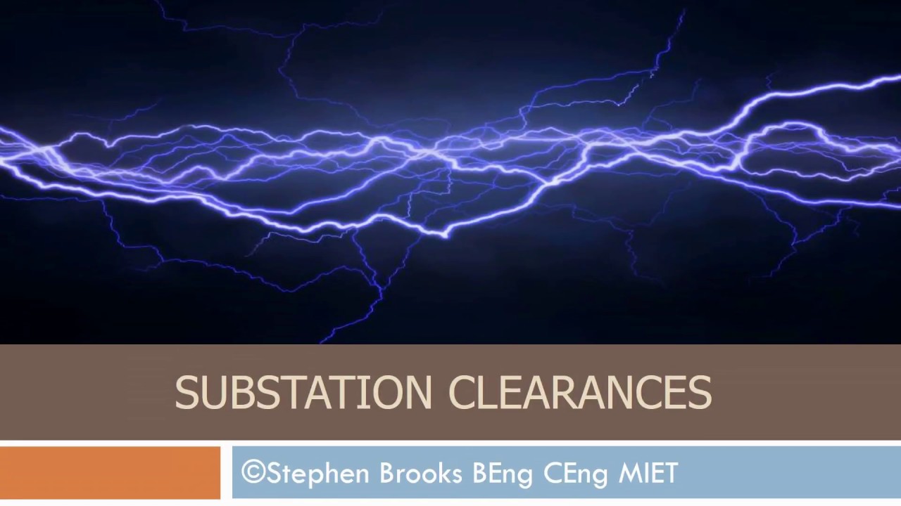 Substation clearances - YouTube