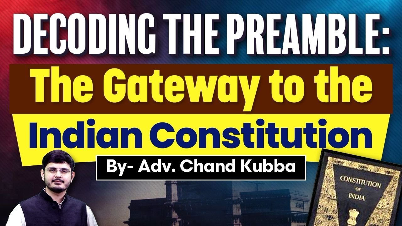 Preamble of Indian Constitution | UPSC - YouTube
