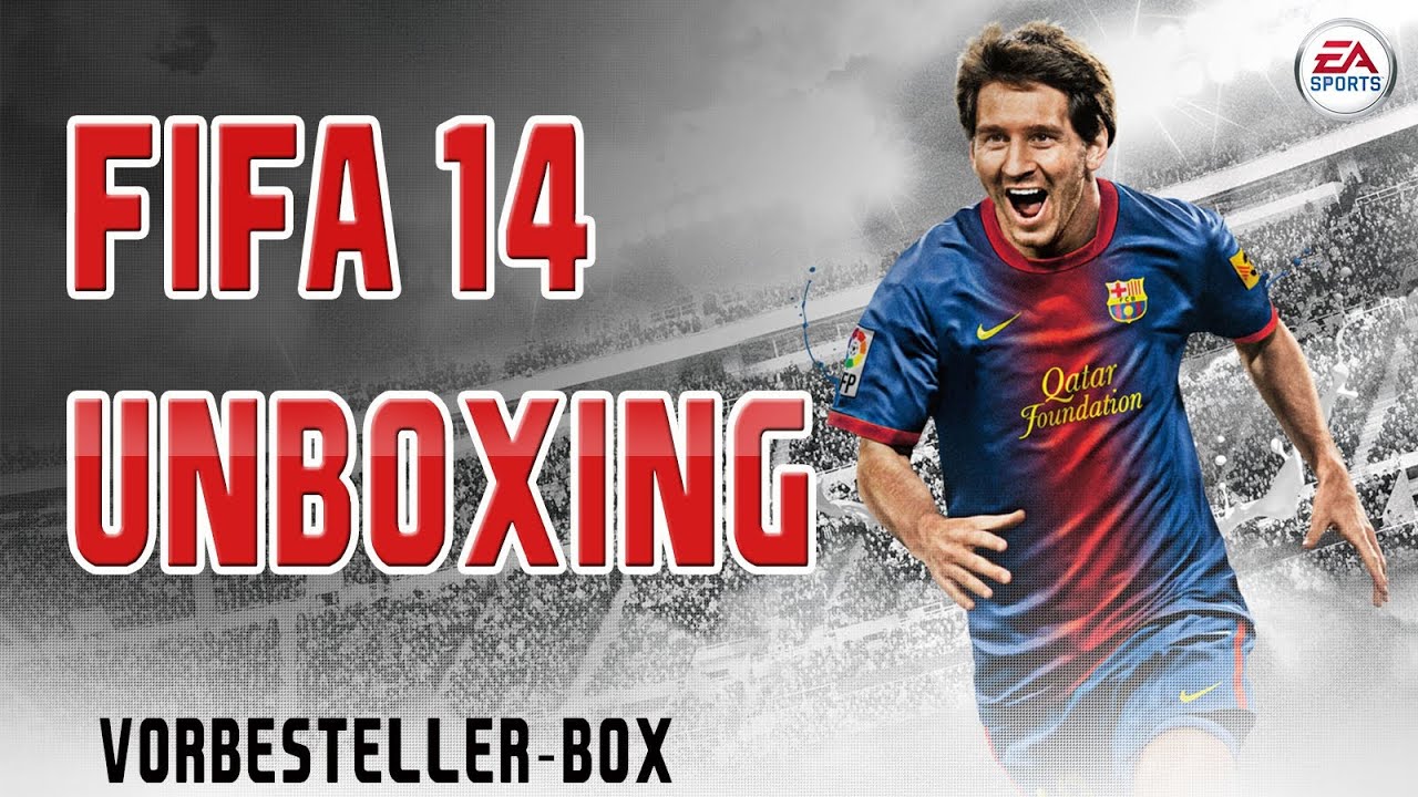 Fifa 14 Unboxing - Pre-Order - Vorbesteller Box - YouTube