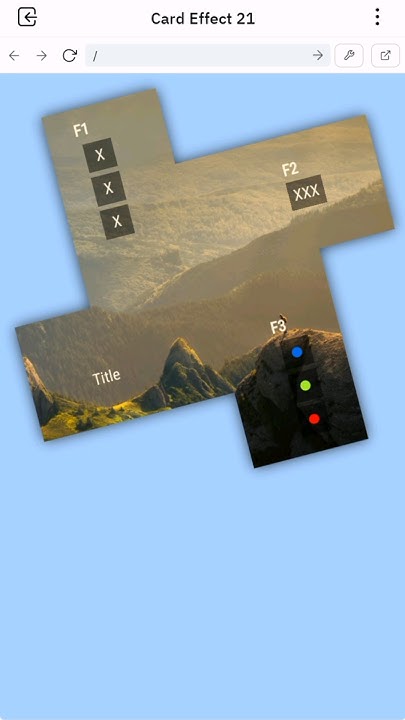Card Effect 21 | Mini Program | Web Suite Mini Program | Web Development Mini Program - YouTube