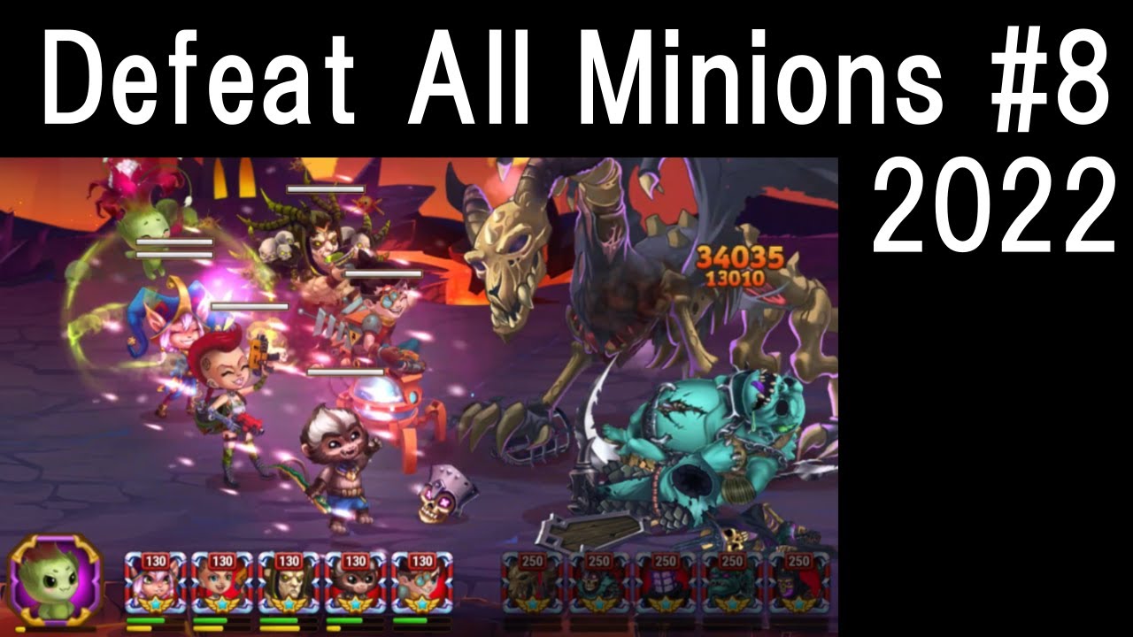 ＃8 Defeat All Minions (Hero Wars Spooky Festival 2022) - YouTube