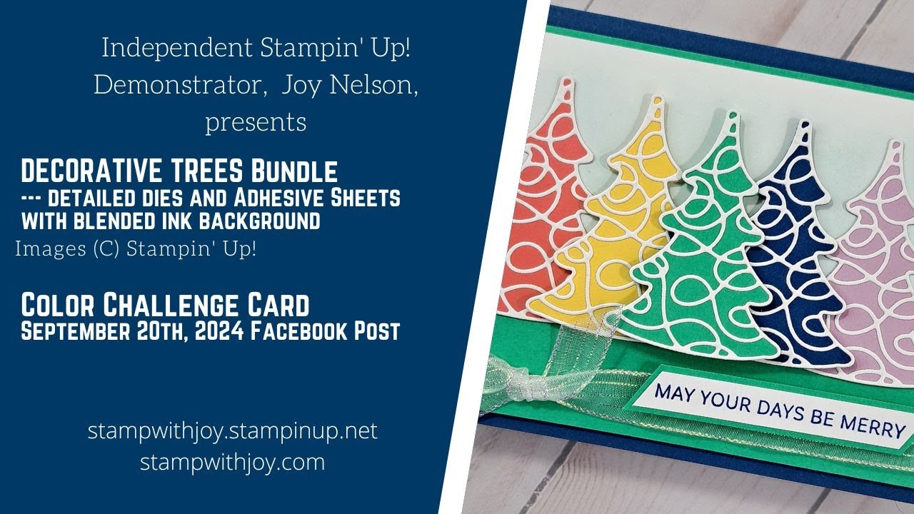 Decorative Trees Bundle - Color Challenge & Swaps Show & Tell ...