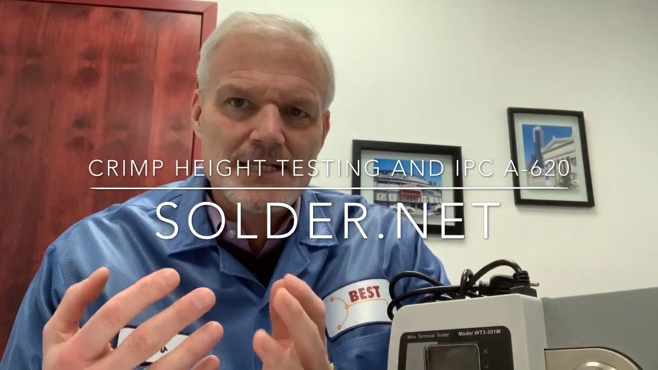 Crimp Height Testing IPC A-620 - YouTube