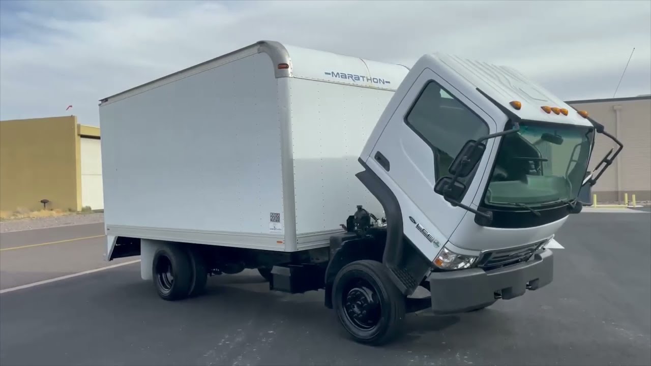 Ford LCF 16' Box Truck only 5k Original Miles - YouTube