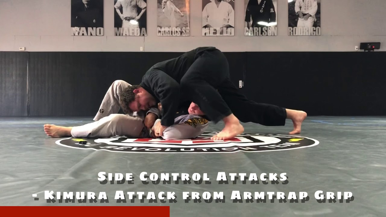 Side Control Attacks: Kimura Lock from the Armtrap Grip - YouTube
