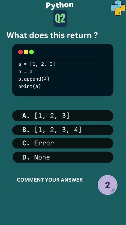 Python Lists - Quiz Yourself - YouTube