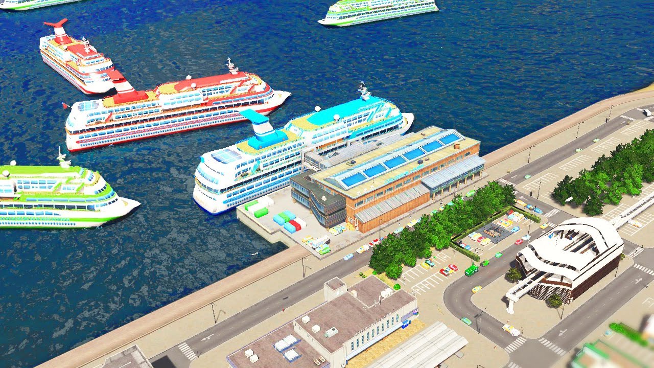 I Built a Harbor that's TOO Efficient in Cities Skylines! - YouTube