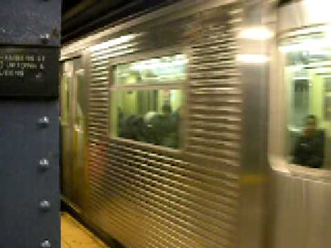 R44 A Train Then A Surprise R32 E Train At Chambers - YouTube